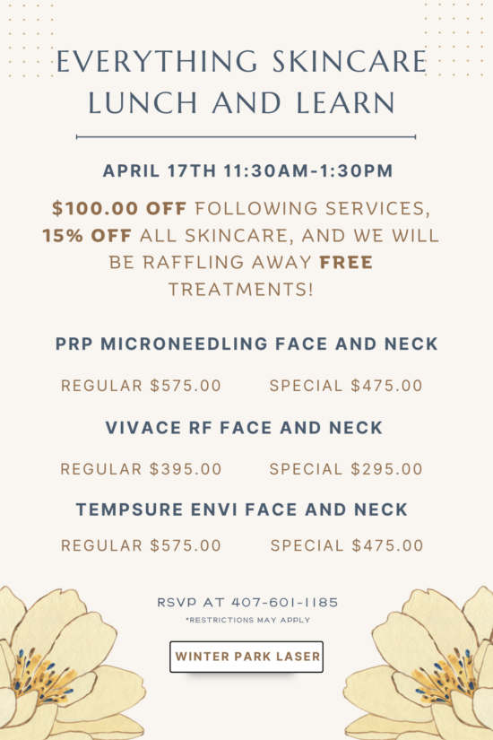 Medical Spa Specials in Orlando & Winter Park, FL